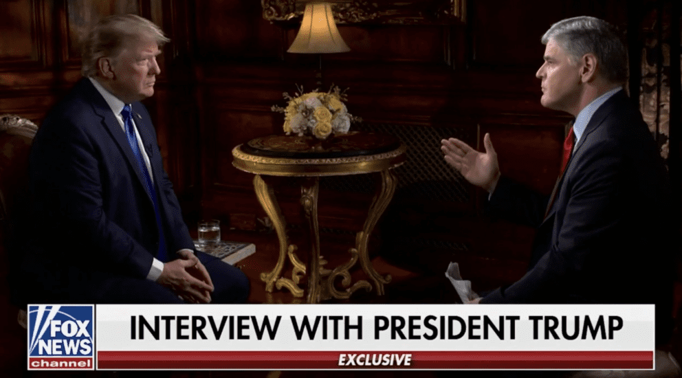 EXCLUSIVE: Sean Hannity’s Super Bowl Interview With President Trump ...