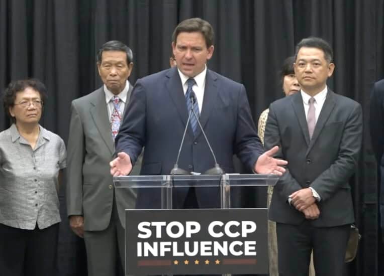 NOT FOR ALL THE TEA IN CHINA! DeSantis Intros Plan to Stop CCP from ...