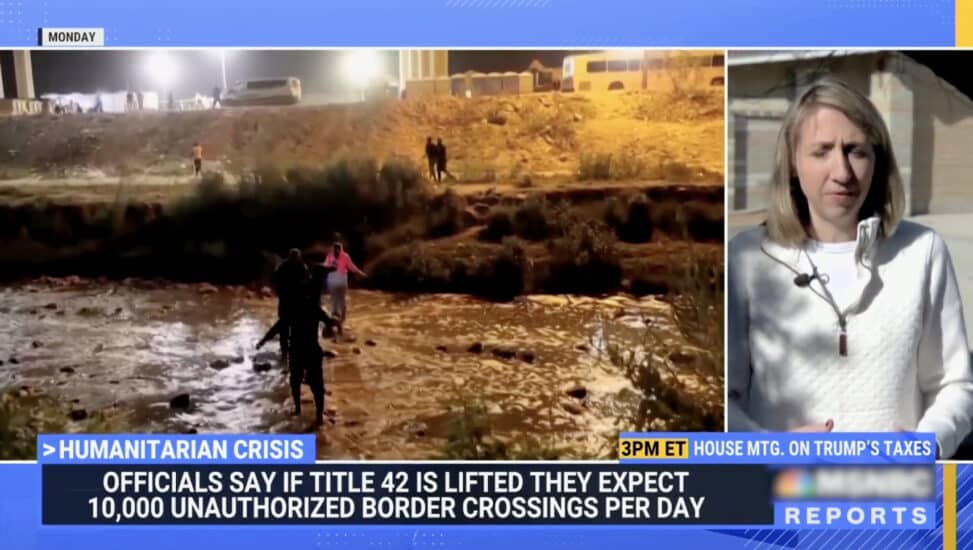 MSNBC CATCHES UP! Contrary to KJP Comments, Reporter Says Illegal ...