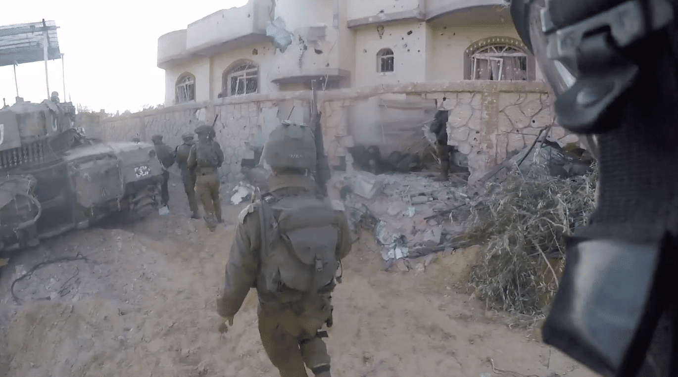 ON THE GROUND IN GAZA: IDF Releases Footage of Israeli Troops Moving in ...