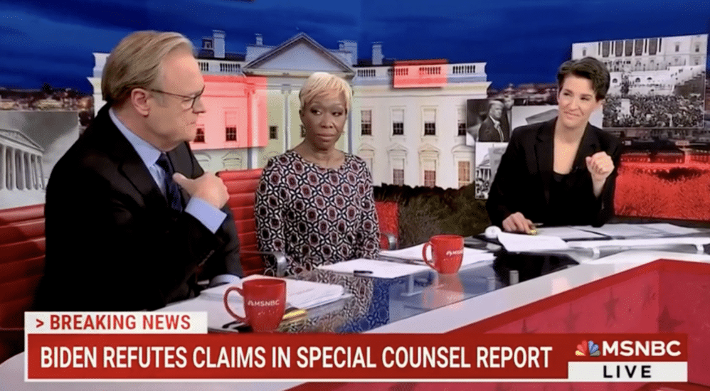 MSDNC TRIES TO SAVE JOE! Robert Hur's Comments 'Cheap Shot, Derogatory ...