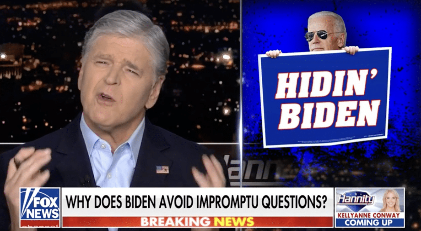 HANNITY HAMMERS HIDIN’ BIDEN: Staffers ‘Try Their Best to Keep Joey ...