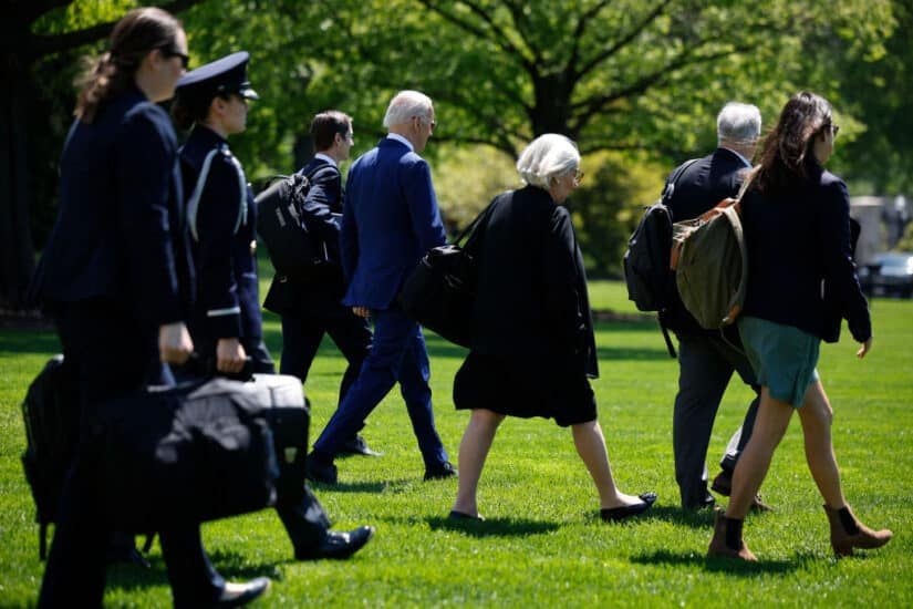 WALKING DISASTER: Biden Handlers Hatch Plan to Hide Joe's Shuffling ...