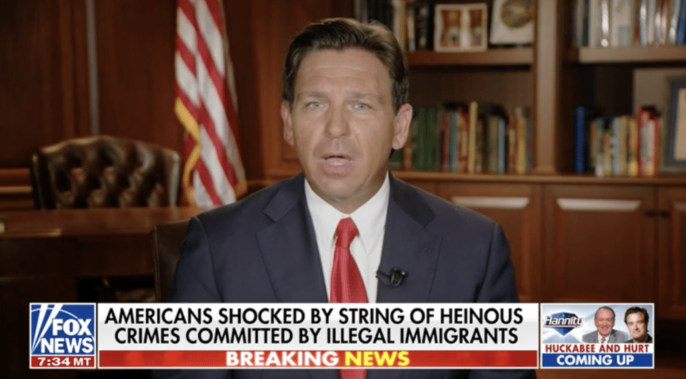 BIDEN'S BORDER BLOODBATH! DeSantis Says Crisis Created by Joe 'First ...