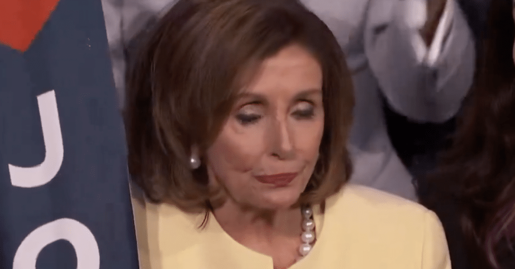 NASTY NANCY: Pelosi, Who Staged a Coup Against Biden, Lazily Chants 'We ...