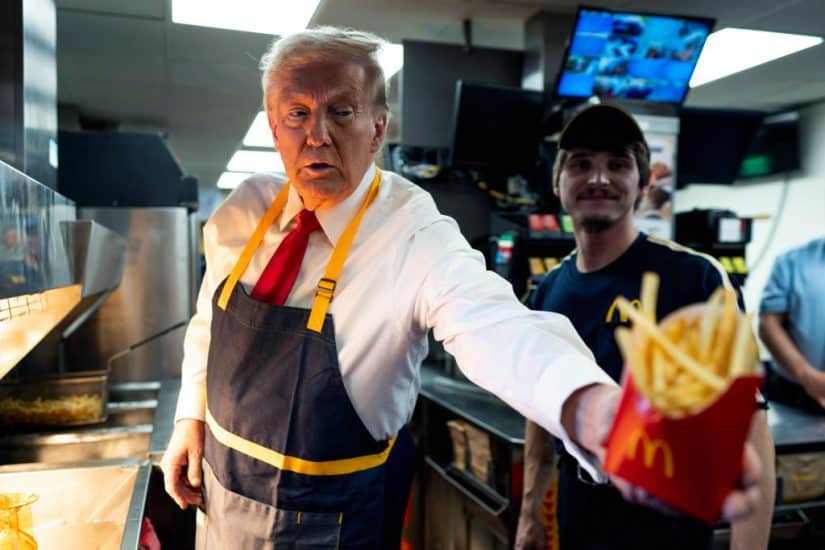HAIL TO THE CHEF! Trump Works at PA McDonald's, 'I've Now Worked for 15 ...