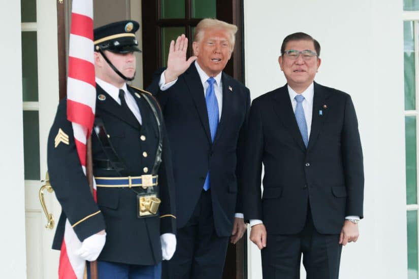 WATCH NOW: President Donald Trump and Japanese Prime Minister Shigeru ...