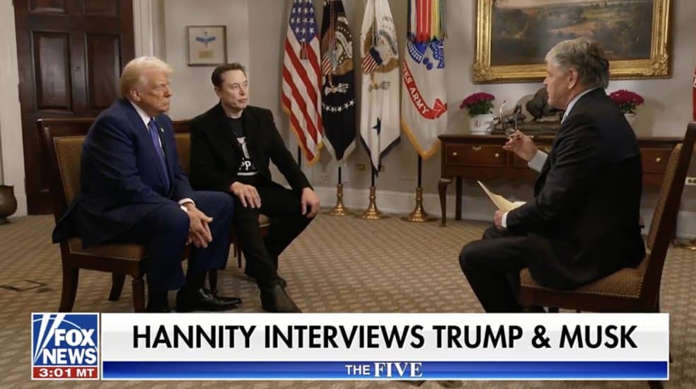 TUNE IN: Exclusive Hannity Interview with President Trump and Elon Musk ...