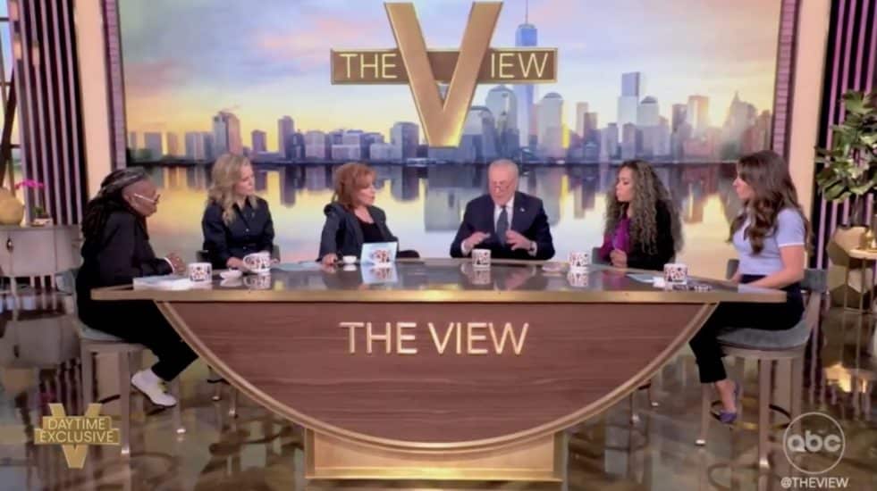 LEFT EATS LEFT: Schumer Defends Against Calls to Step Down on The View ...