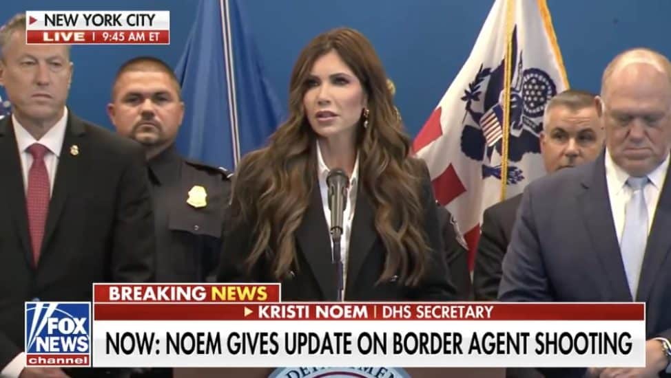 STOP SANCTUARY CITIES! Noem Unloads After CBP Agent Shot by Illegal ...