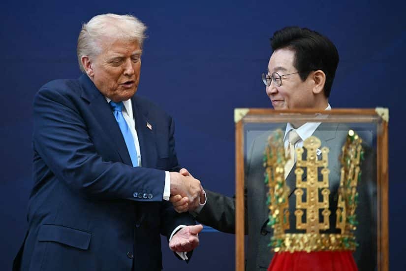 MAGA KING: Trump Honored With Crown in South Korea as He Closes $350B ...