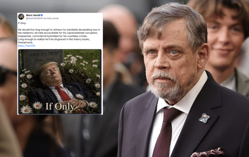 Mark Hamill Faces Backlash After Posting Trump Grave Image With ‘If ...