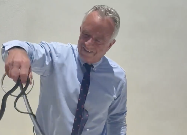 RFK: SNAKE WRANGLER: HHS Secretary Goes Viral After Catching Snakes on ...